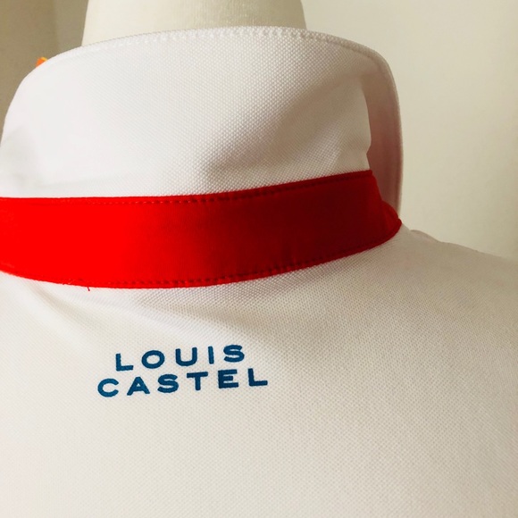 Louis Castel | Tops | Louis Castel White Golf Polo Shirt Top Nwt | Poshmark